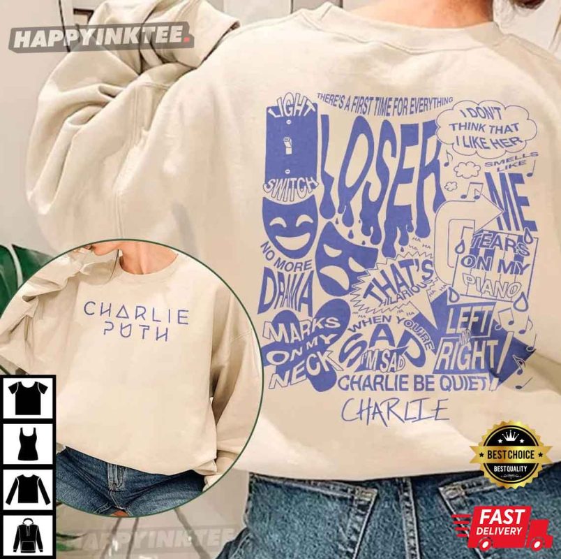 Charlie Puth Charlie Album Merch T-Shirt