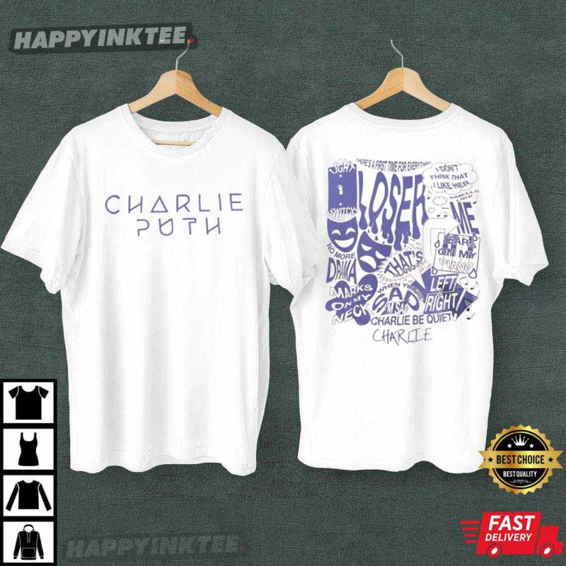 Charlie Puth Charlie Album Merch T-Shirt