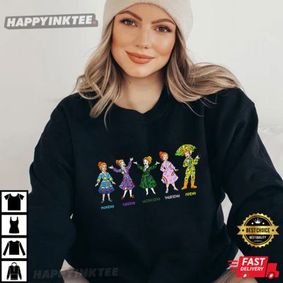 Everyday Of Week Ms Valerie Frizzle The Magic School Bus T-Shirt