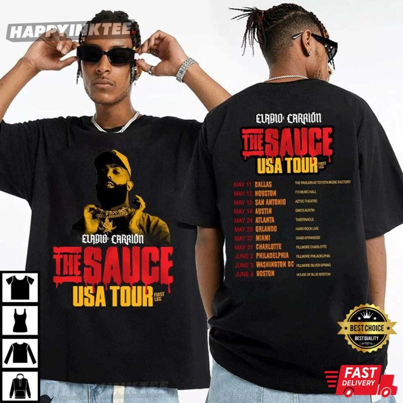 Eladio Carrión 2023 Concert Merch T-Shirt