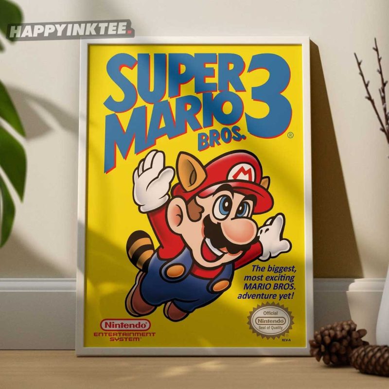 Super Mario Bros 1998 Gift For Fan Printable Poster - Bring Your Ideas ...