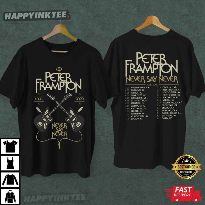 Peter Frampton 2023 Tour T-Shirt - Bring Your Ideas, Thoughts And ...