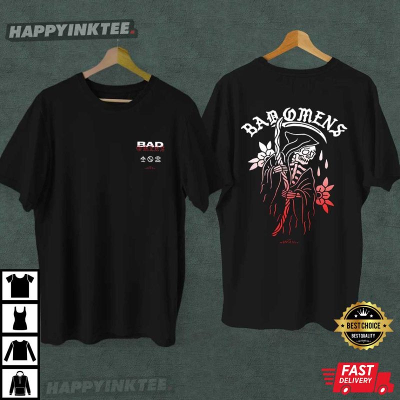Bad Omens Fade Reaper The Concrete Forever Tour 2023 T-Shirt