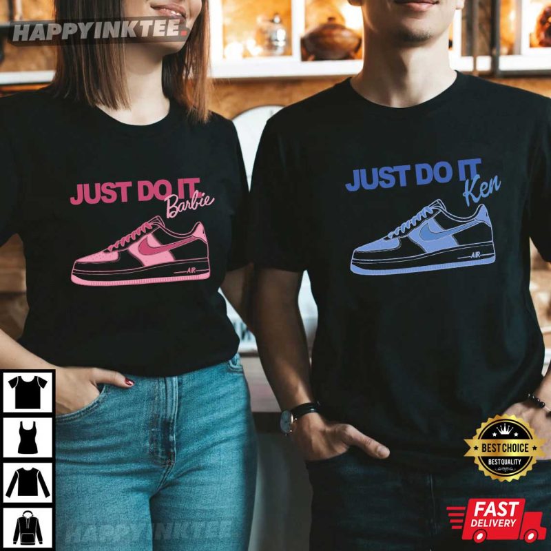 Ken Barbi Just Do It Barbi Movie Couple T-Shirt