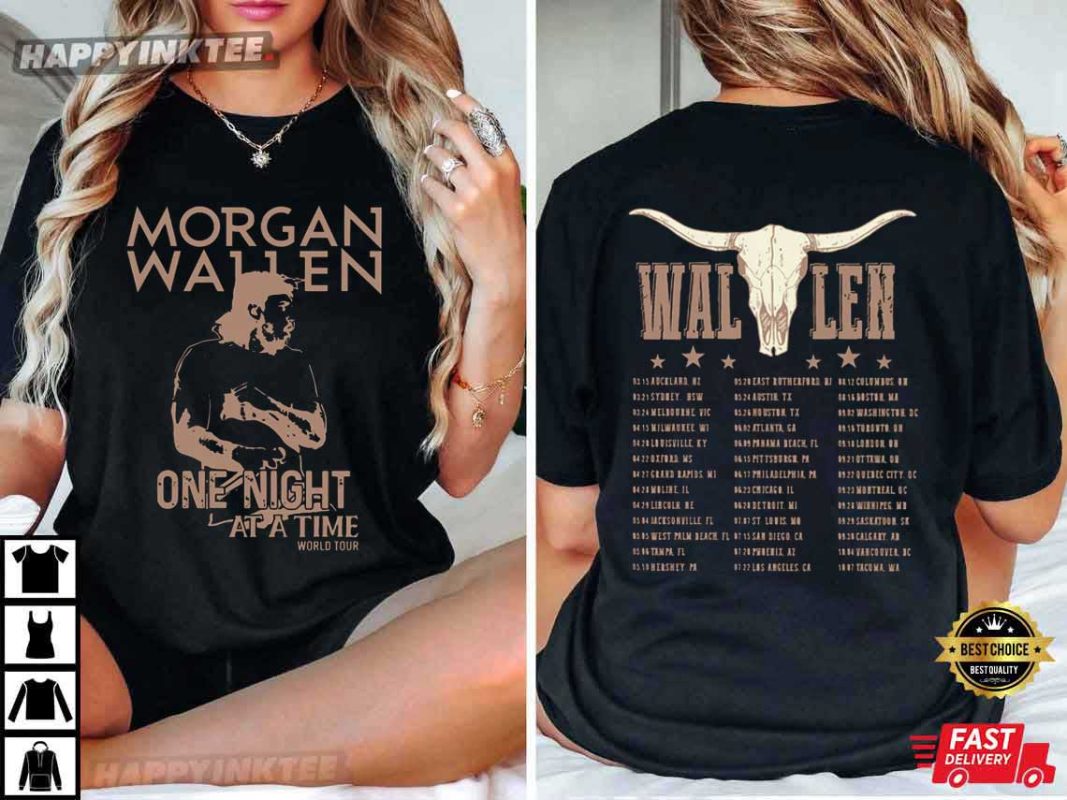 Morgan Wallen Tour 2023 Country Music Apparel Merch T-Shirt