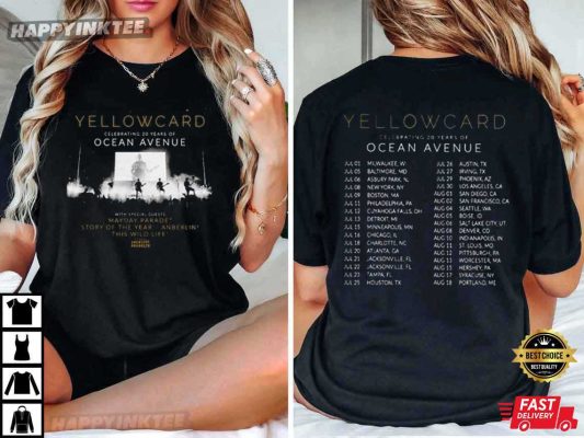 Yellowcard 2023 Tour T-Shirt