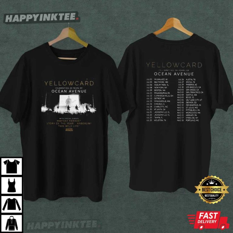 Yellowcard 2023 Tour T-Shirt