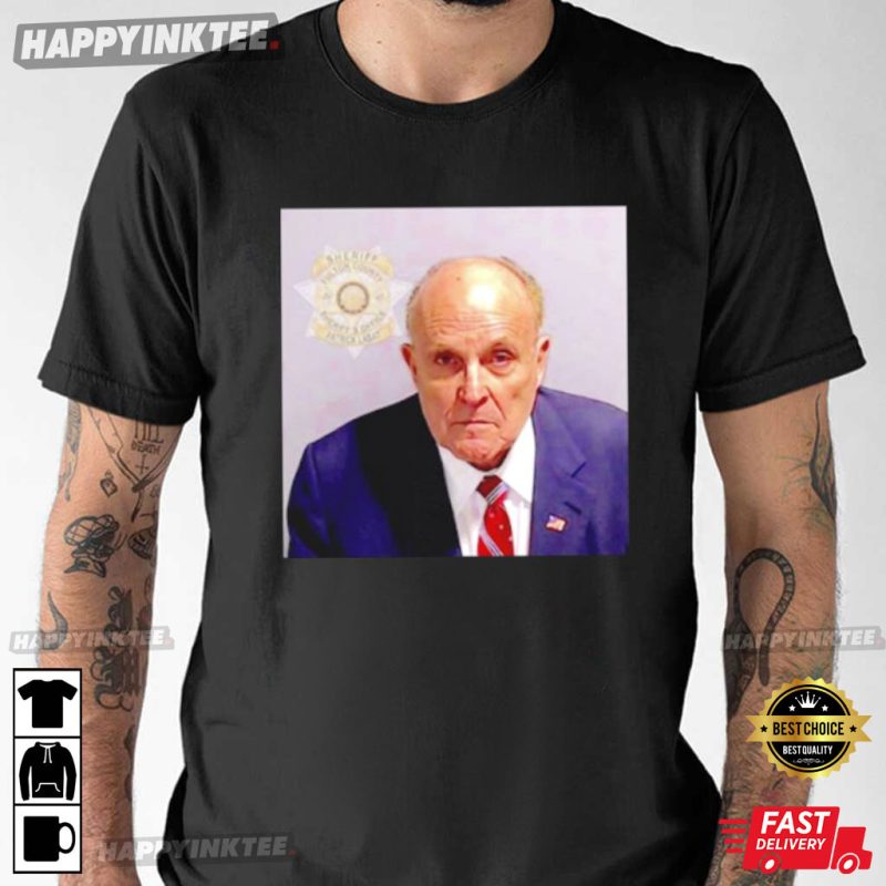Rudy Giuliani’s Mugshot T-Shirt
