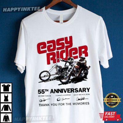 Easy Rider 55th Anniversary Thank You For The Memories T-Shirt