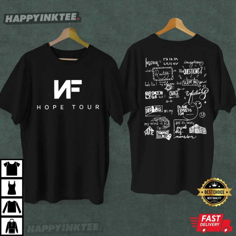 NF Hope Tour Setlist T-Shirt