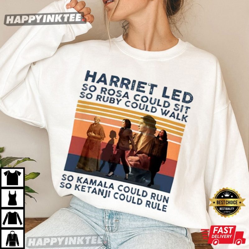 Harriet Tubman Rosa Parks Ruby Bridges Tribut to Black Women T-Shirt