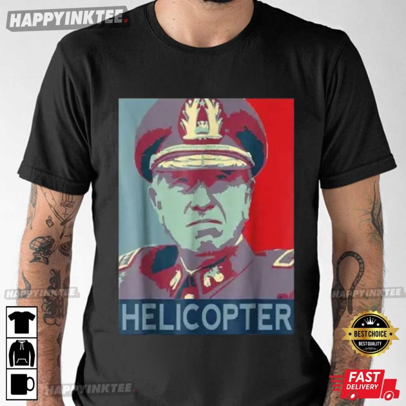 Pinochet Chilean President Helicopter Crash T-Shirt