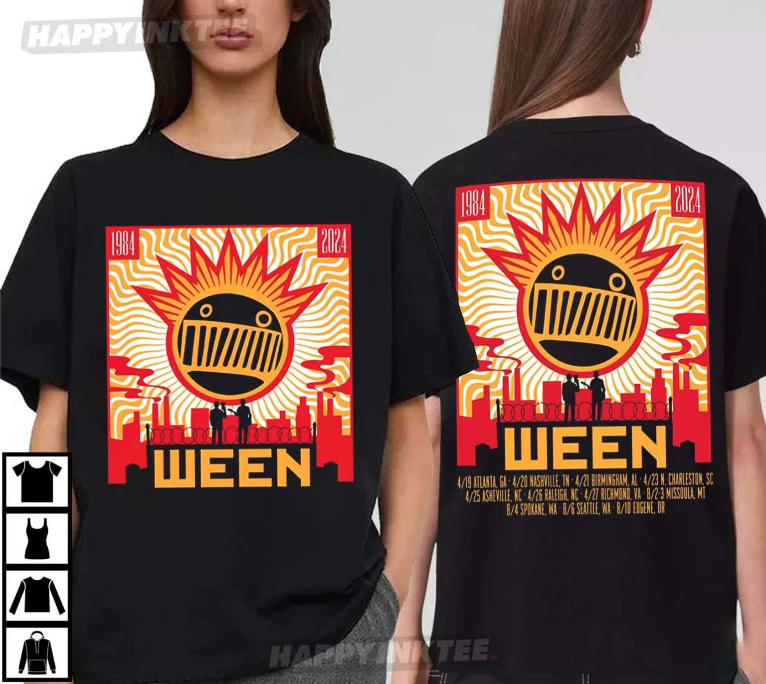 Ween 2024 Tour T-Shirt
