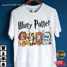Bluey x Harry Potter Hogwarts Wizard School T-Shirt