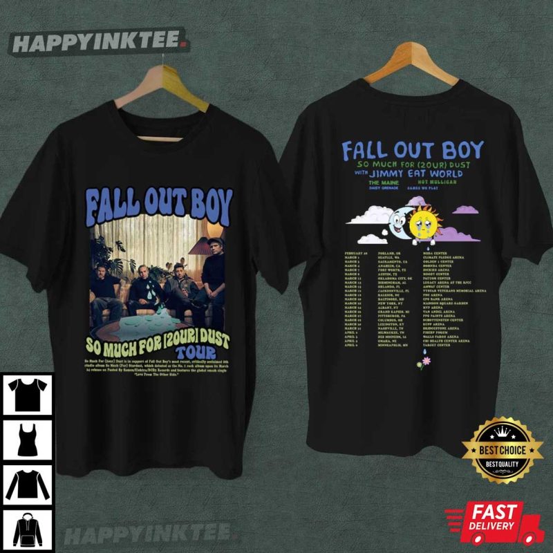 Fall Out Boy Band So Much For Tour Dust 2024 T-Shirt