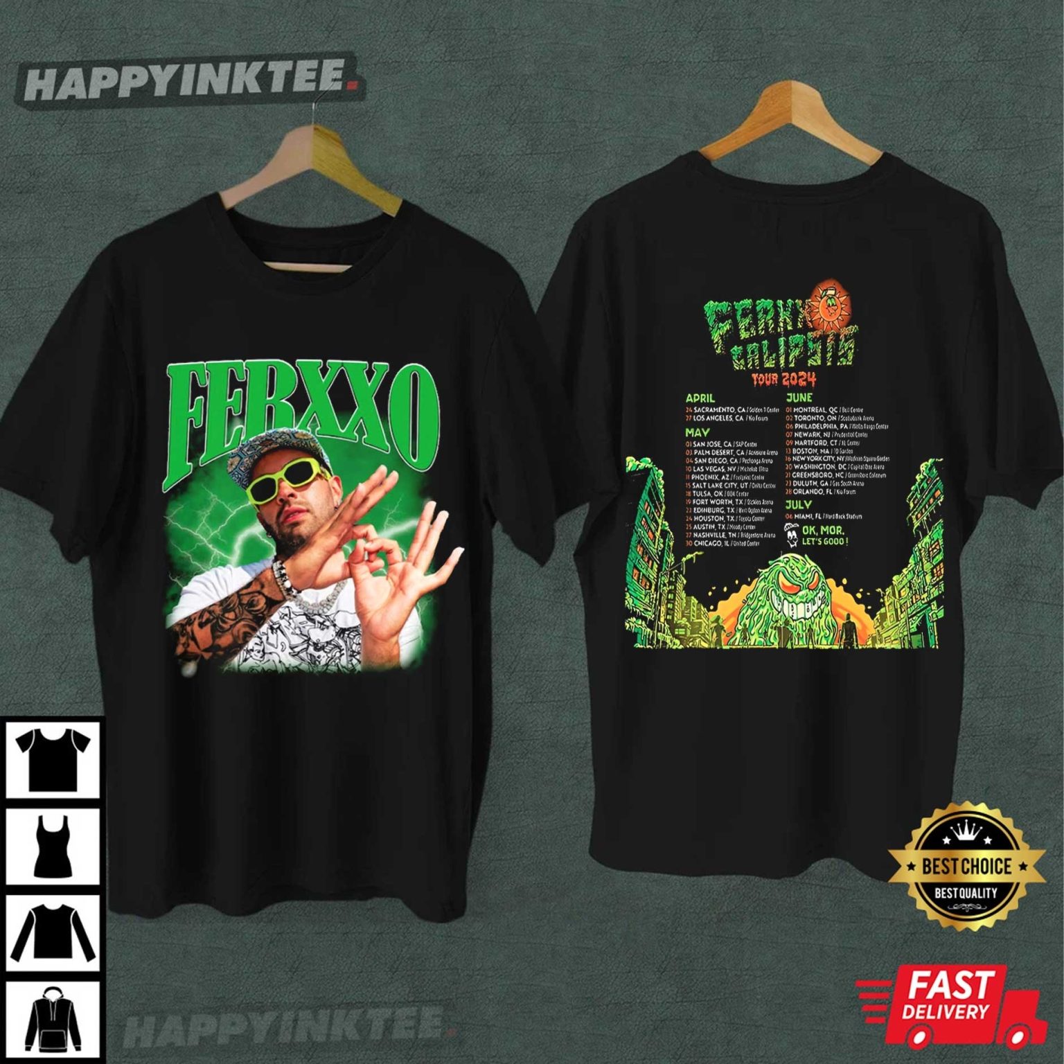 FERXXOCALIPSIS Feid World Tour 2024 T-Shirt