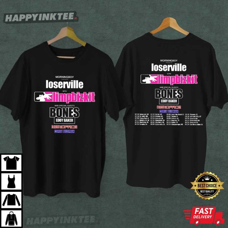 Limp Bizkit Loserville Tour 2024 Music T-Shirt