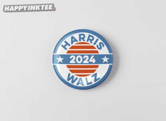 Harris Walz 2024 Pin Button