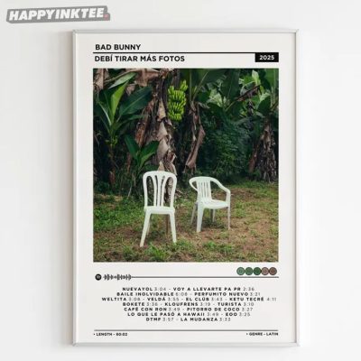 Bad Bunny Debi Tirar Mas Fotos Album Tracklist Poster