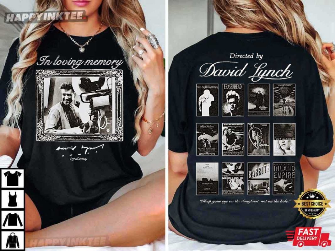 In Loving Memory Of David Lynch 1946-2025 T-Shirt