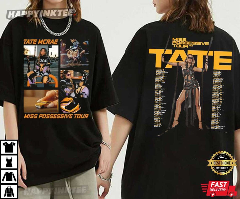 Tate McRae Miss Possessive Tour 2025 Merch T-Shirt