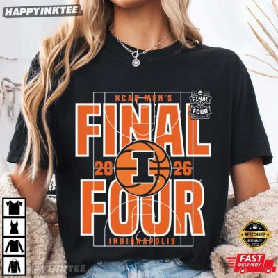 NCAA Final Four 2026 Indianapolis March Madness Illini Basketball T-Shirt