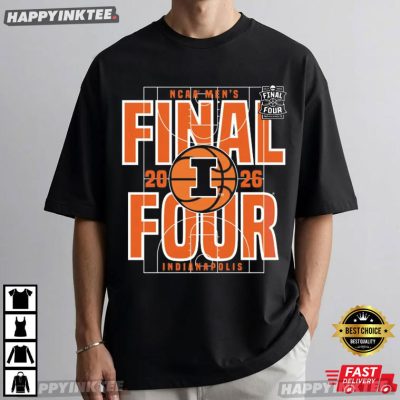 NCAA Final Four 2026 Indianapolis March Madness Illini Basketball T-Shirt